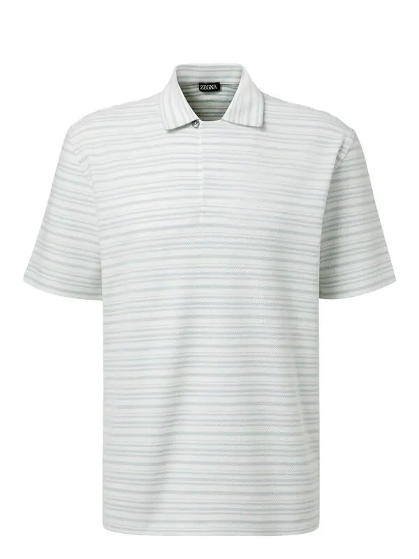 Zegna Cotton Polo Shirt - Green