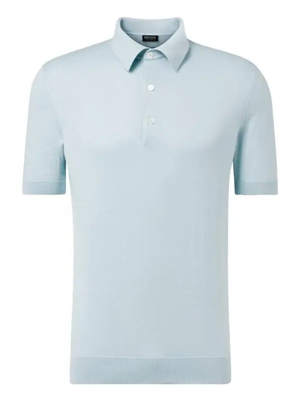 Zegna Cotton Polo Shirt - White
