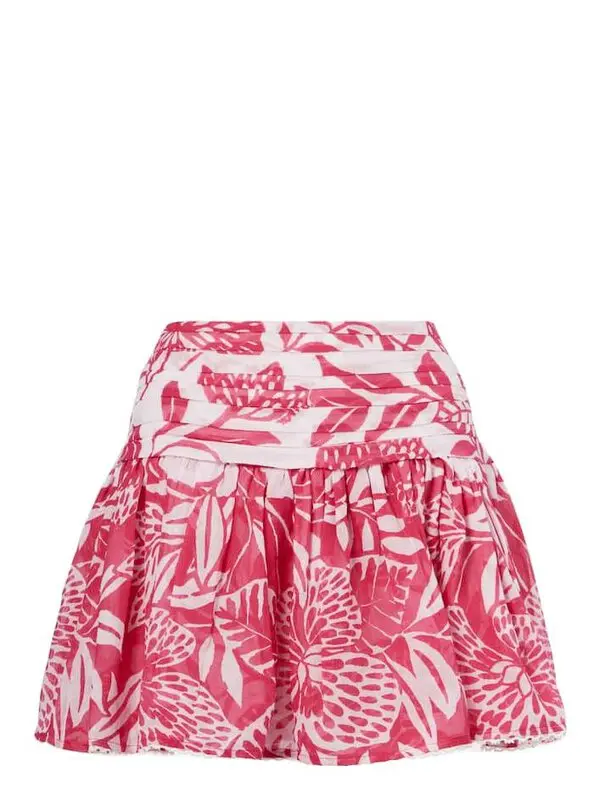 Poupette St Barth Colleen Floral Mini Skirt - Pink