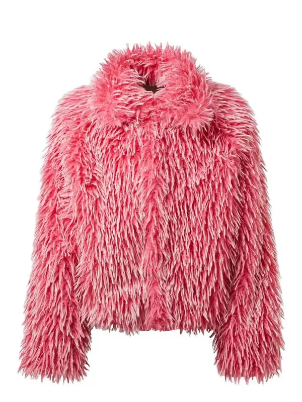 ERL Faux Fur Jacket - Pink