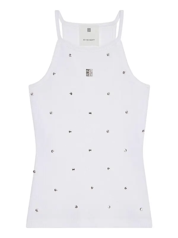 Givenchy Fitted Tank Top - White