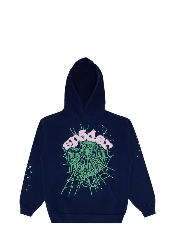 SP5DER Og Web Hoodie - Blue