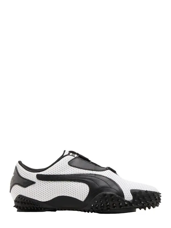 PUMA Mostro Perforated Leather Sneakers - White