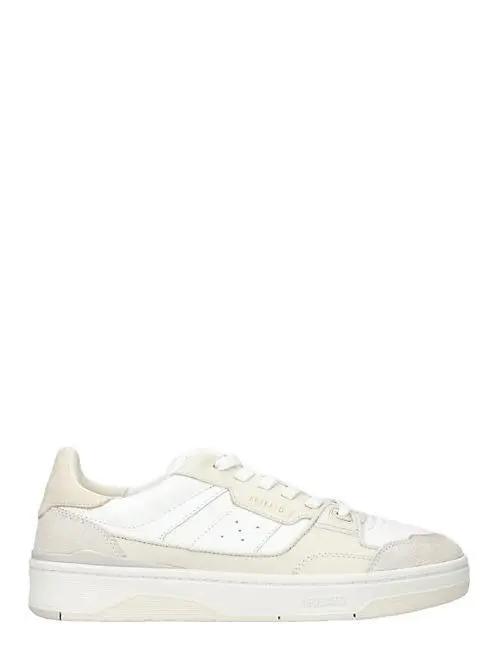 Axel Arigato Clay Leather And Suede Low-top Trainers - White/comb