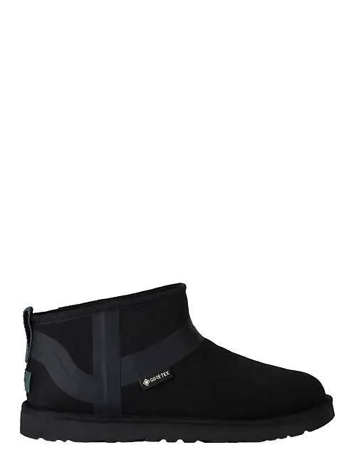 UGG Ultra Mini Suede Ankle Boots - Black