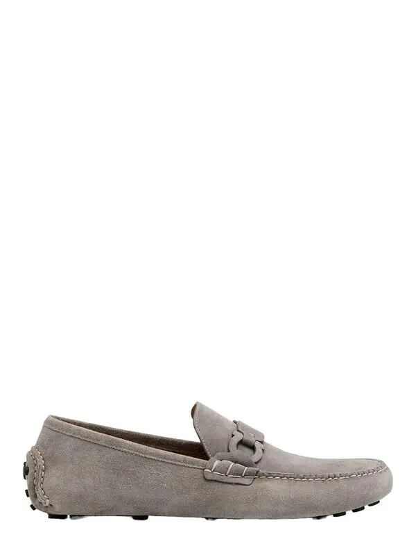 FERRAGAMO Suede Driving Loafers - Taormina S
