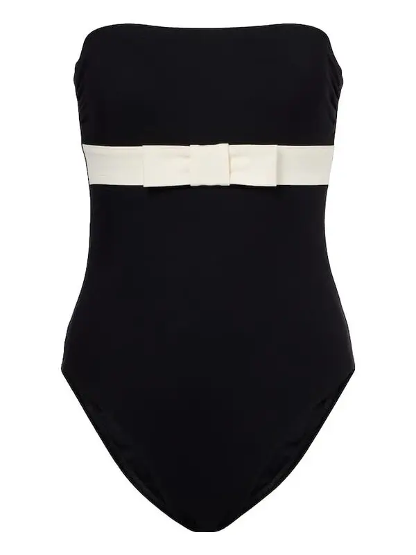 KARLA COLLETTO Kit Bow-detail One Piece - Black