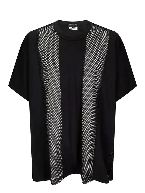 Comme Des Garçons Panelled T-shirt - Black