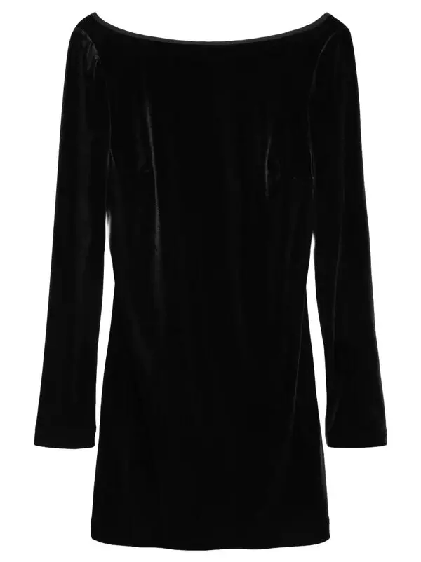 Ciao Lucia Genevieve Velvet Dress - Black
