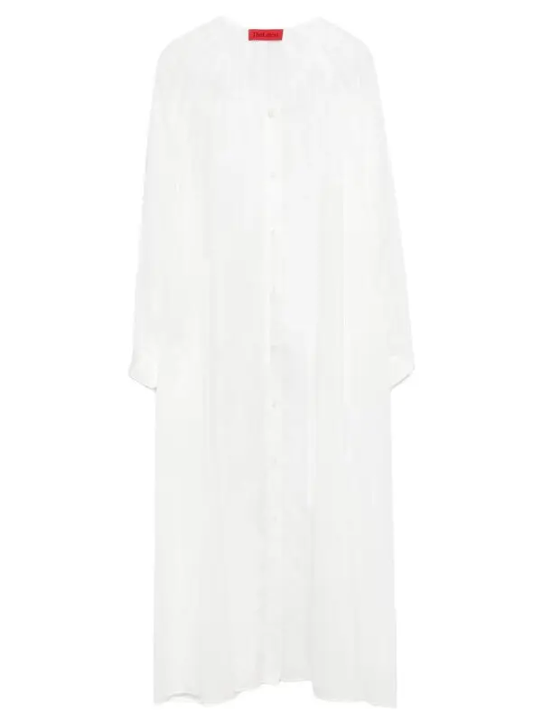 THELATEST Shirt Midi Dress - White