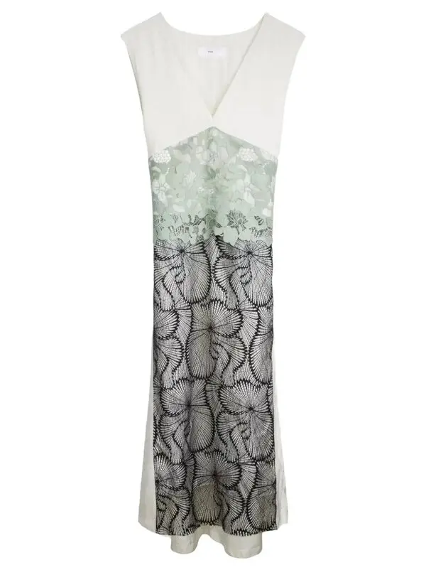 Toga Lace-paneled Dress - White