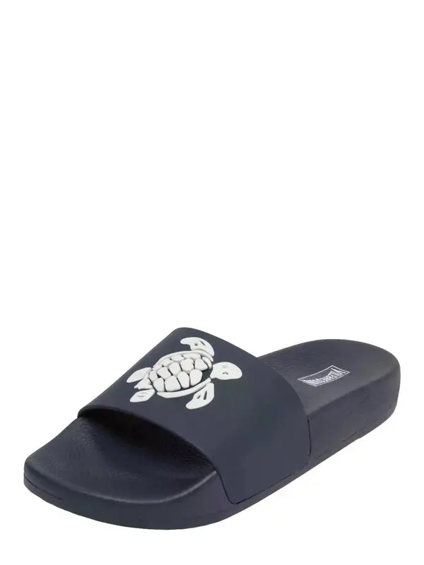 Vilebrequin Turtle-print Flip Flops - Blue