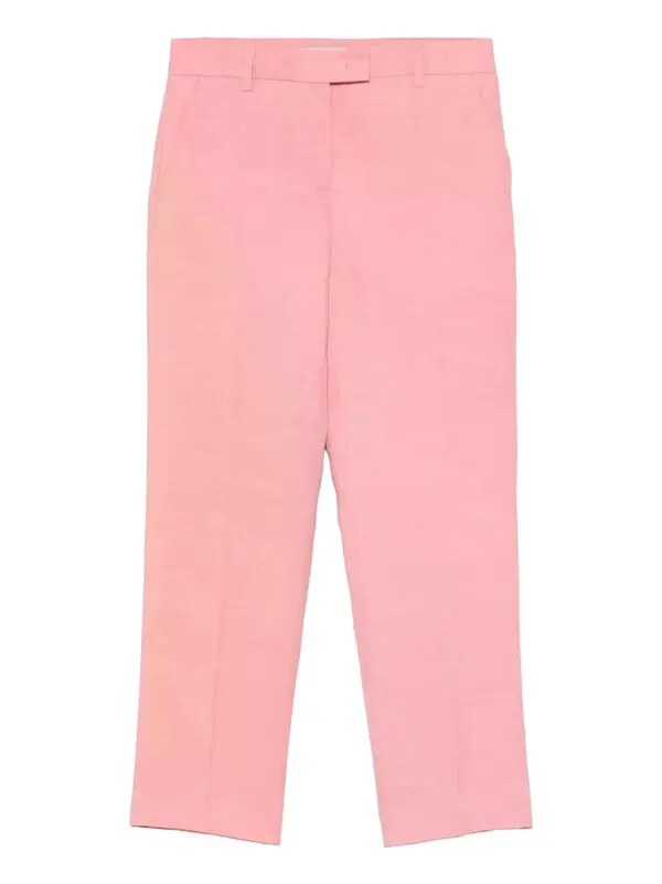Alberto Biani Slub-textured Trousers - Pink