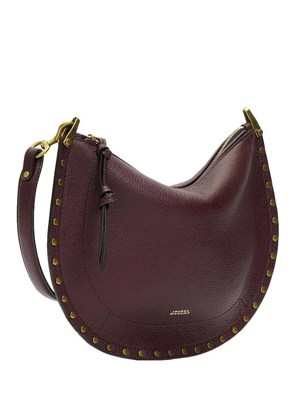 Isabel Marant Oskan Soft Zip Bag - Burgundy