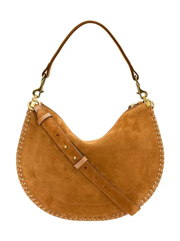 Isabel Marant Oskan Soft Zip Bag - Cognac