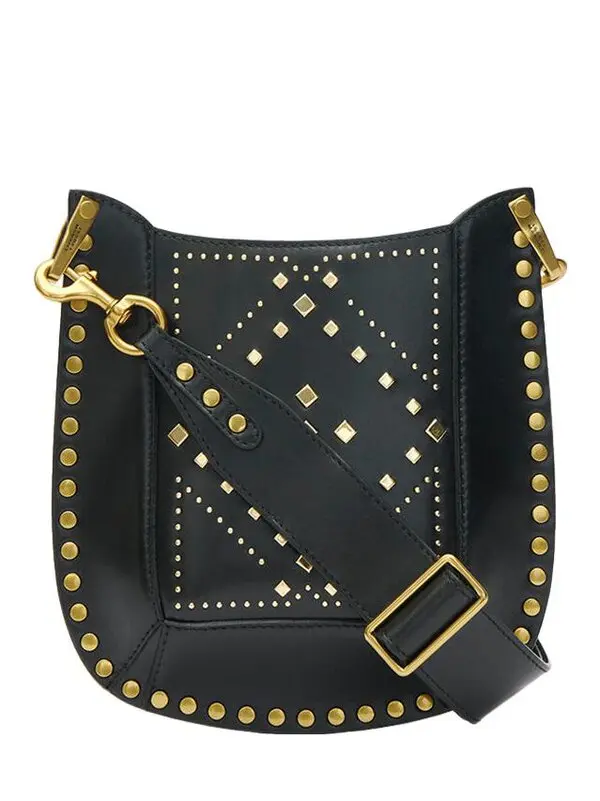Isabel Marant Nasko Studded Shoulder Bag - Black