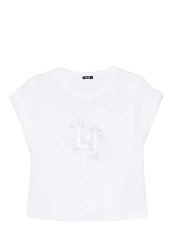 Liu Jo Logo-embroidered T-shirt - White