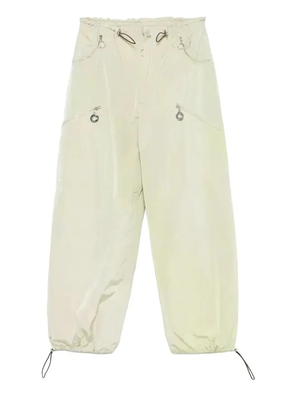 CHARLIE CONSTANTINOU Zip-pockets Parachute Trousers - Green