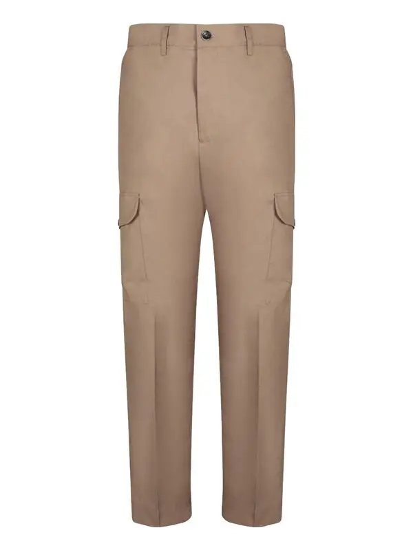 NINE:INTHE:MORNING Wide-leg Cargo Trousers - Beige