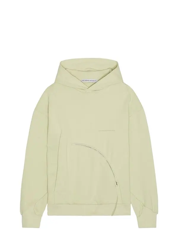 POST ARCHIVE FACTION (PAF) 8.0 Hoodie Center - Light Yellow