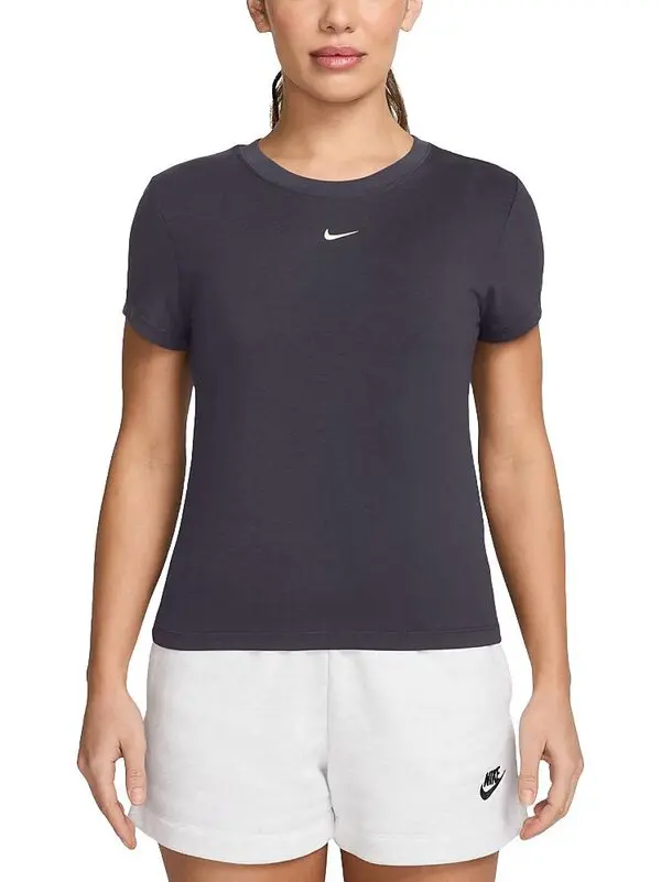 Nike Logo Fitted T-shirt - Gridiron/sail