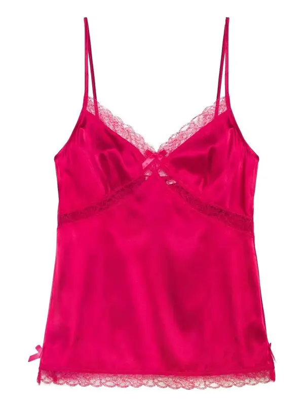 Agent Provocateur Gisele Pajama Top - Red
