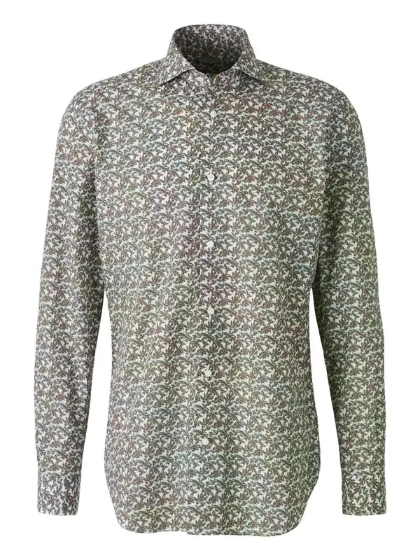 VINCENZO DI RUGGIERO Floral-print Shirt - White