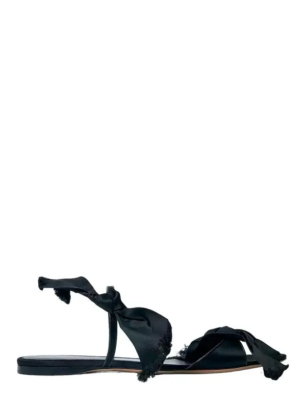 THE ROW Vika Slides - Black