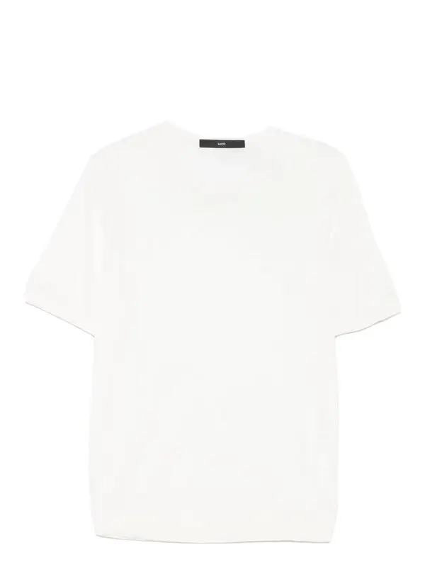 SAPIO Fine-knit T-shirt - Neutrals