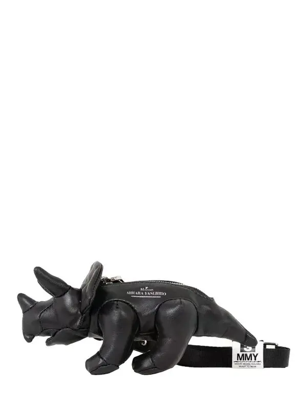 Mihara Yasuhiro Mini Triceratops Shoulder Bag - Black