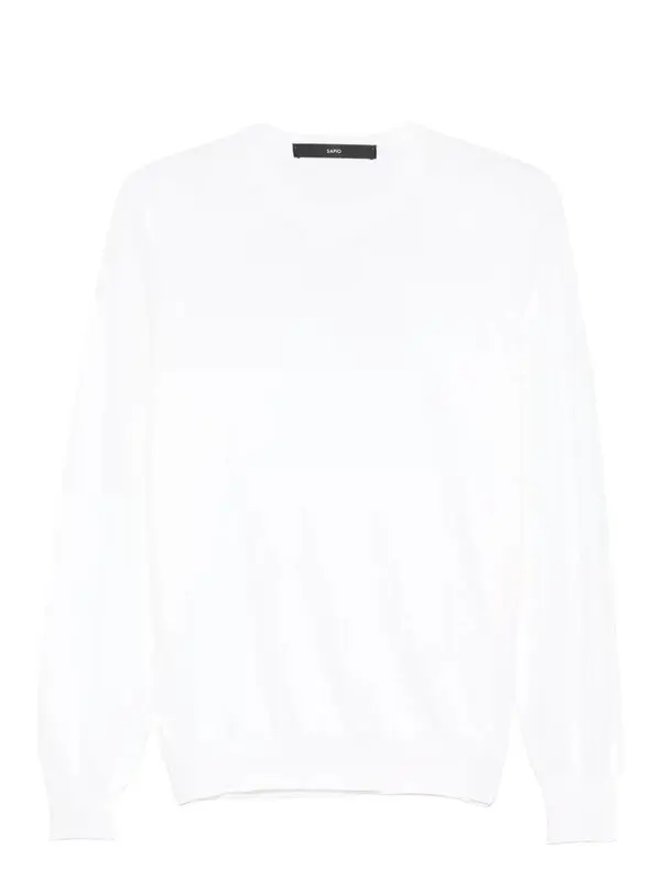 SAPIO Fine-knit T-shirt - White