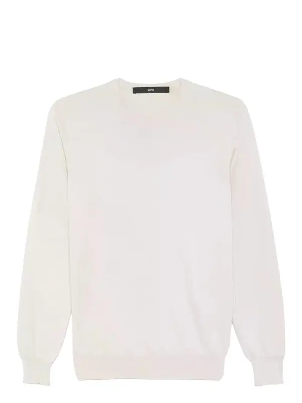 SAPIO Fine-knit T-shirt - Neutrals