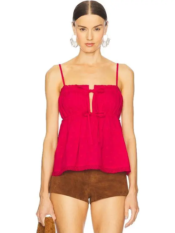 Ulla Johnson Quinn Top - Red