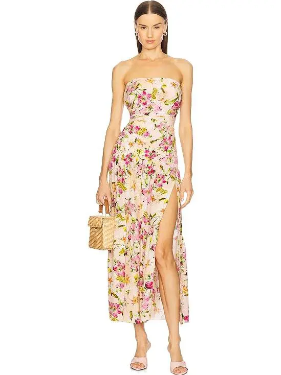 Yumi Kim Cabo Midi Dress - Pink
