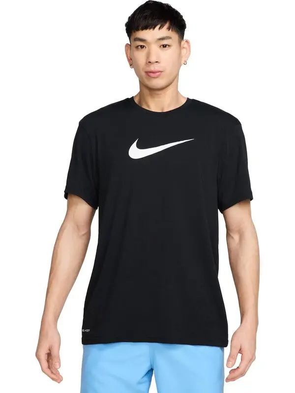 Nike Swim Hydroguard Short-sleeve Top - Black