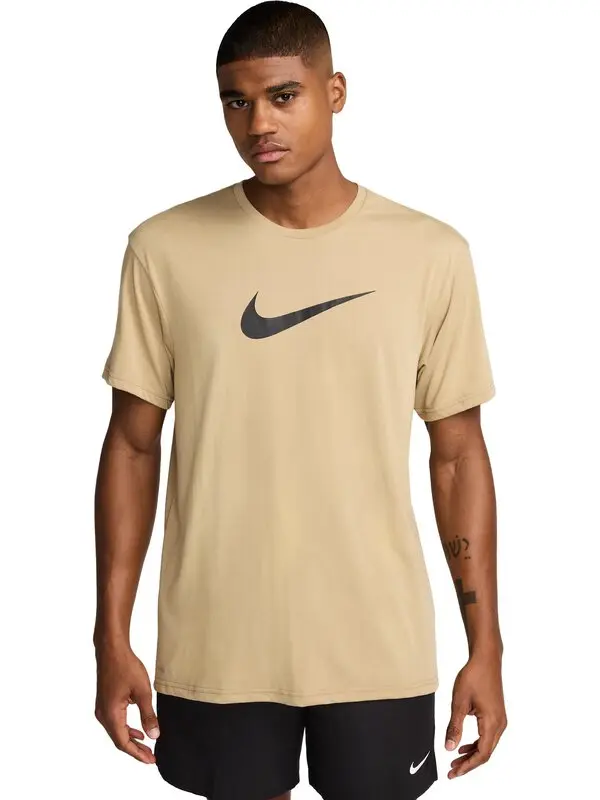 Nike Swim Hydroguard Short-sleeve Top - Brown