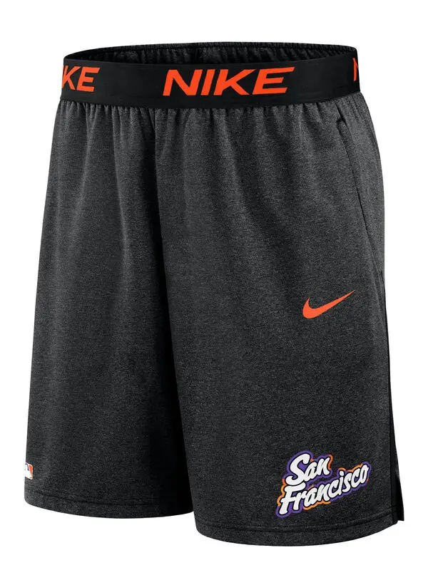 Nike San Francisco Giants City Connect Dri-fit Mlb Shorts - Black