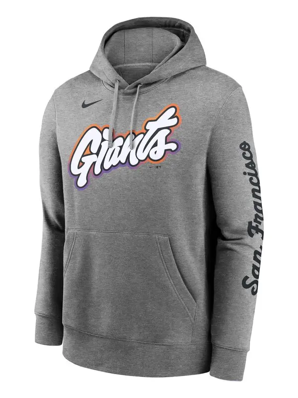 Nike San Francisco Giants City Connect Club Mlb Pullover Hoodie - Grey