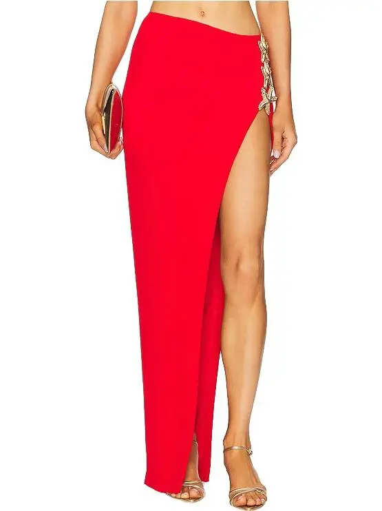 LOVERS AND FRIENDS Isolde Maxi Skirt - Red