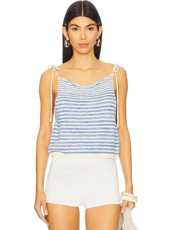 Free People Claire Tank - Granada Sky