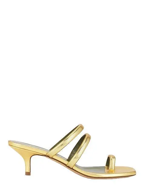 MARIA LUCA Modia Metallic Sandal - Gold