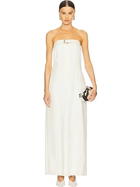 Courtney Zheng Eamon Trouser Dress - Ivory