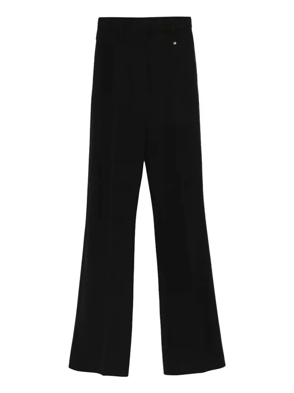 NISSA Flared Trousers - Black