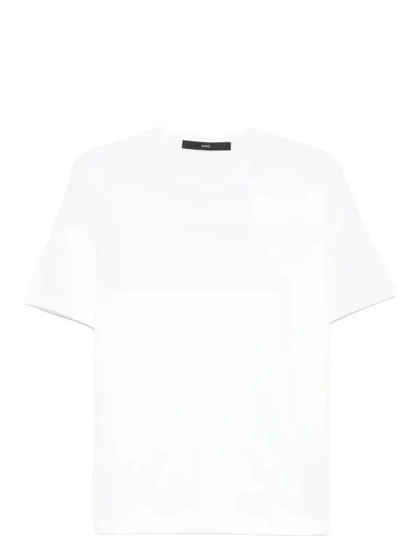 SAPIO Fine-knit T-shirt - White