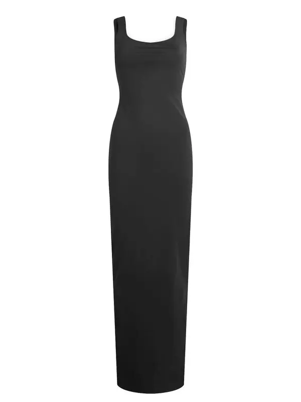 ENTIRE STUDIOS Square Neck Maxi Dress - Soot