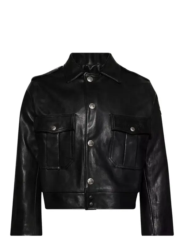 EARTHLING VIP Crew Leather Jacket - Black