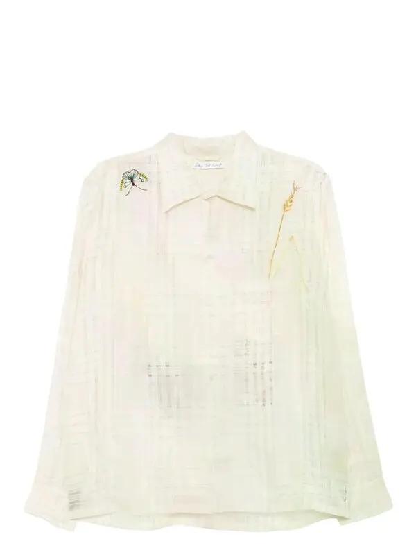 SKY HIGH FARM WORKWEAR Embroidered Shirt - Neutrals