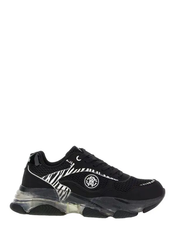 Roberto Cavalli Rc Monogram Sneakers - Black