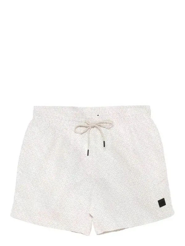 BOSS Vibe Swim Shorts - Brown
