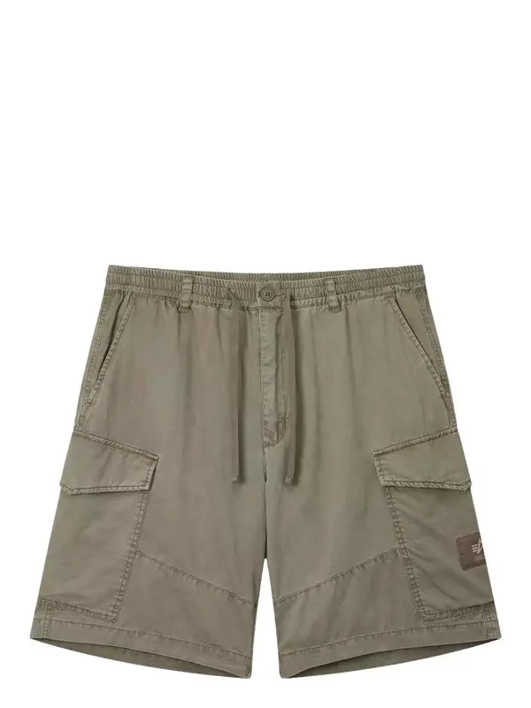 Izzue Cotton Bermuda Shorts - Neutrals